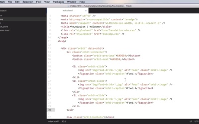 Getting Started With Foundation 6 - The Orbit Slider