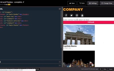 Bringing CSS Grid Layout and Flexbox Together - Looking at the Markup