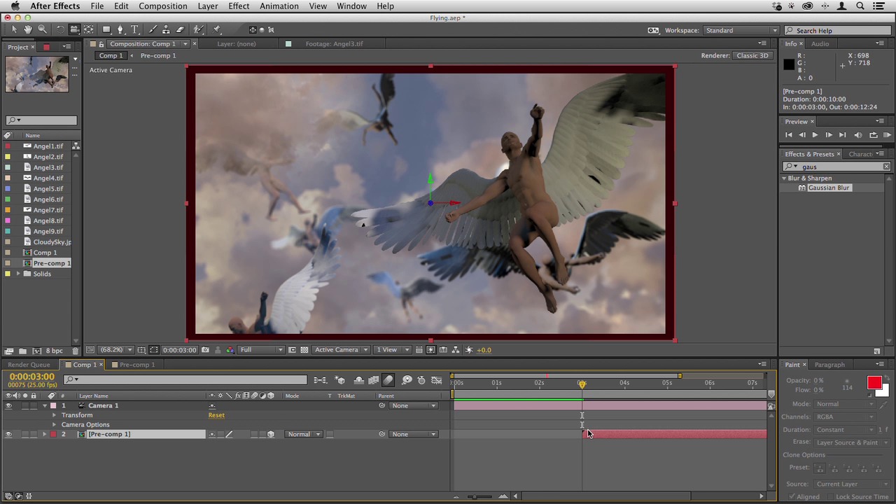 Camera Flythrough In After Effects - Creating A Frame