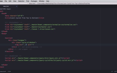 Learn Cycle2 for jQuery From Top to Bottom - A Basic Example
