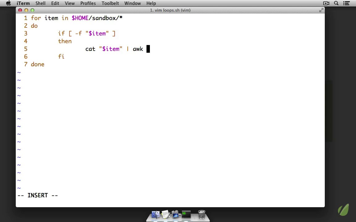 Advanced Command Line Techniques - Looping over Items