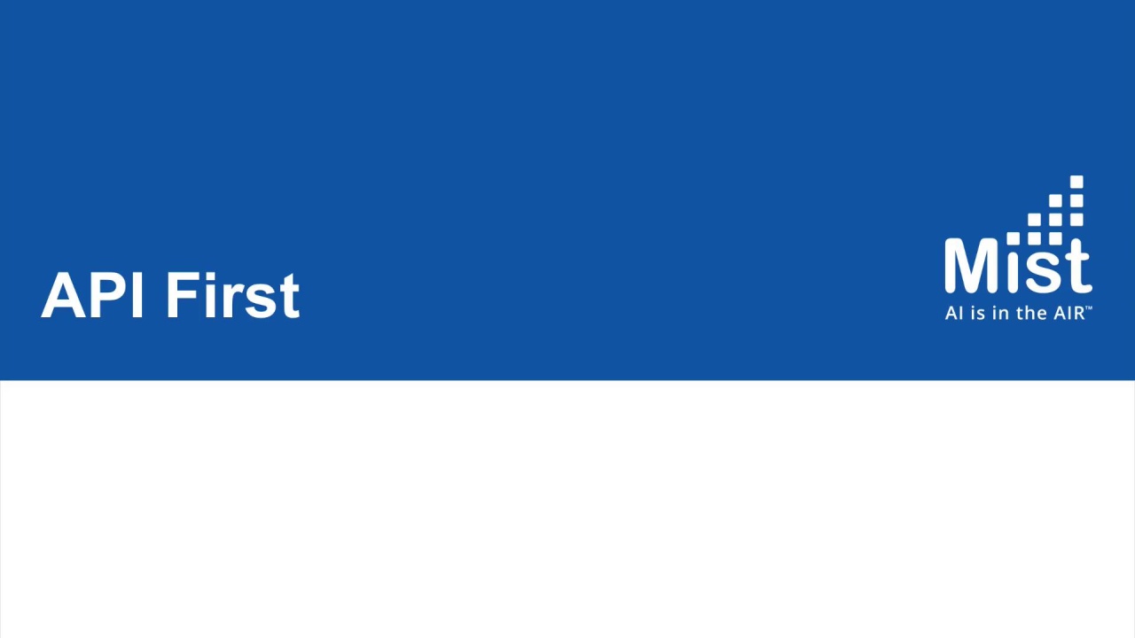 Compare - Programmability - Mist