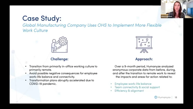 Watch: Driving Organizational Effectiveness - Humanyze