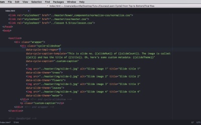 Learn Cycle2 for jQuery From Top to Bottom - Template Customization