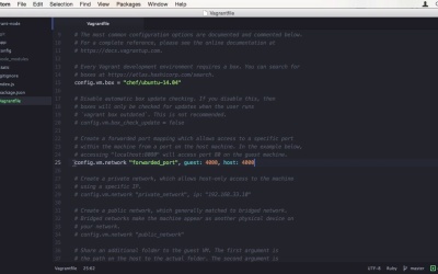 Easy Node.js Development Environment With Vagrant - The Vagrantfile