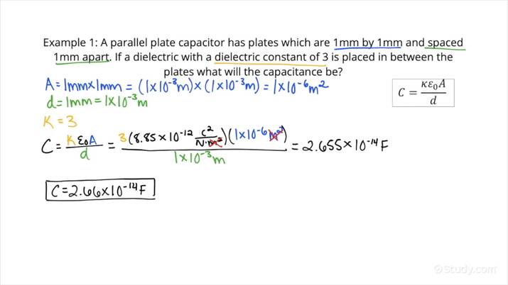 How to Determine the Capacitance of a Parallel Plate Capacitor with a ...
