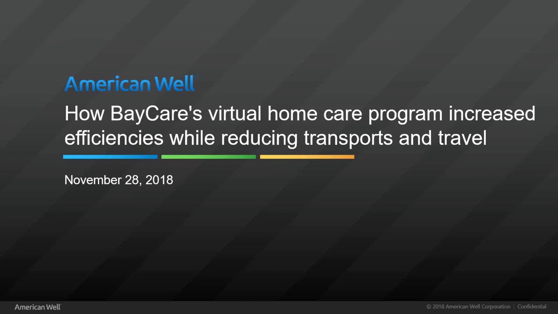 How BayCare's Virtual Home Care Program Increased Efficiencies | Amwell ...
