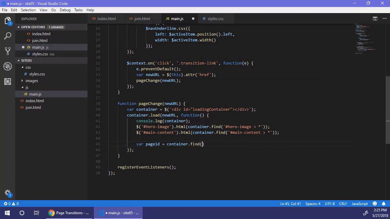 Creating Animated HTML5 Page Transitions - Final Thoughts