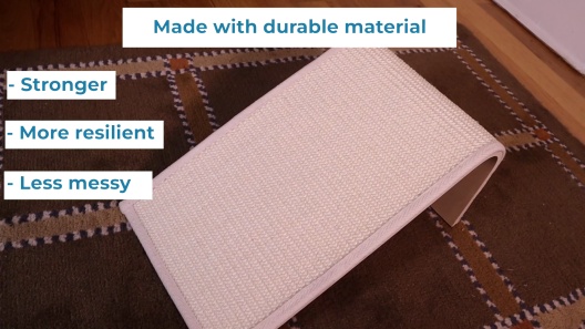 BEST PET SUPPLIES Catify Sloped Sisal Cat Scratcher, Cream - Chewy.com