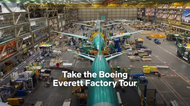 Boeing Everett Campus Map Boeing Everett Factory Tour | Show Me