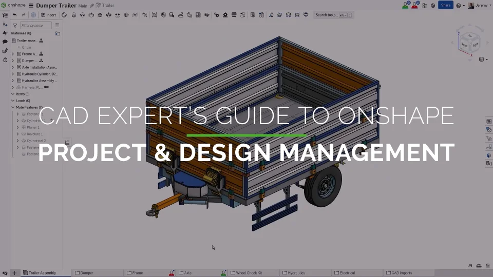 CAD Expert's Guide to Onshape: Project and Design Management