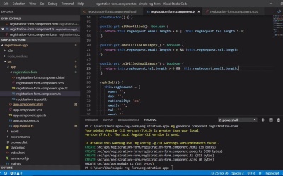 Hands-on Angular: Create a Registration Form - Special Cases: Contact ...