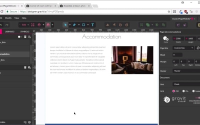 Build a Classic Five-Page Website - Design the “Accommodation” Page