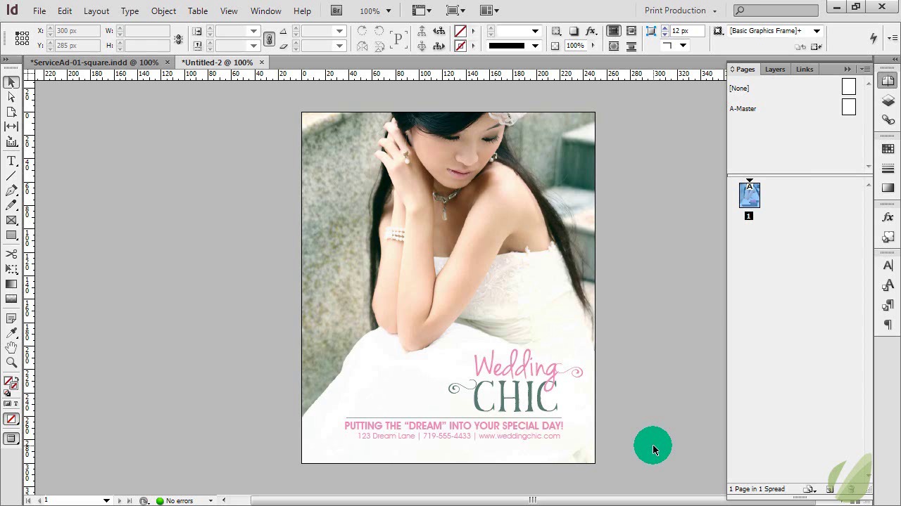 Intro to Print Ad Design - Convert to Online Banner Part One