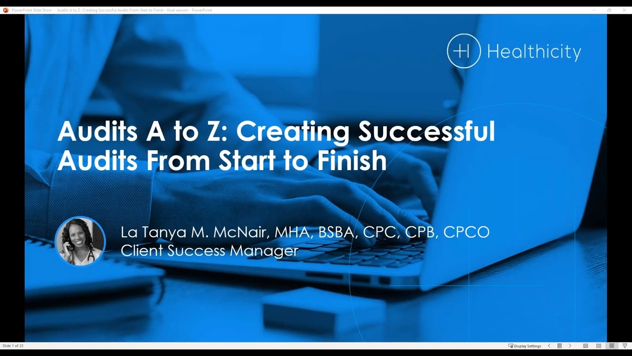 Audits A to Z: Creating Successful Audits From Start to Finish | Video