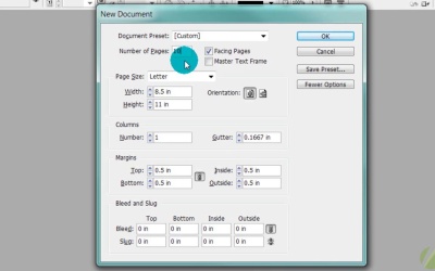 Fundamentals of Print Design - Setting up the Document