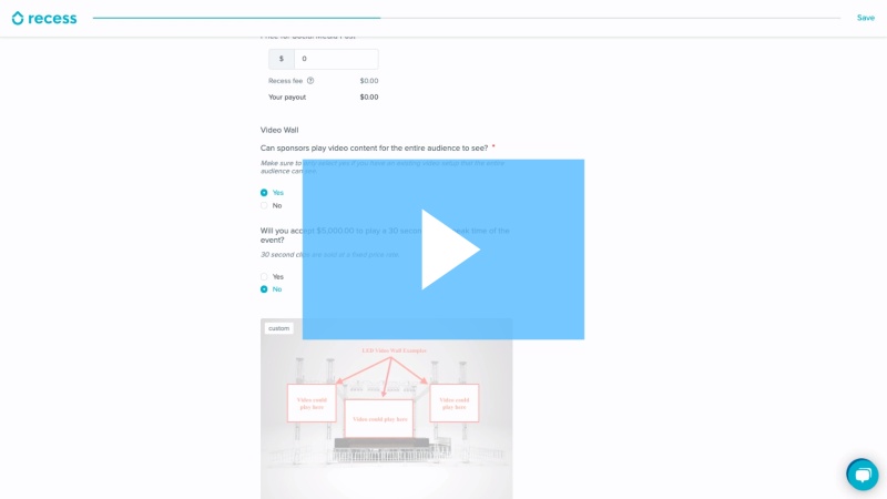 How to List an Event on Recess