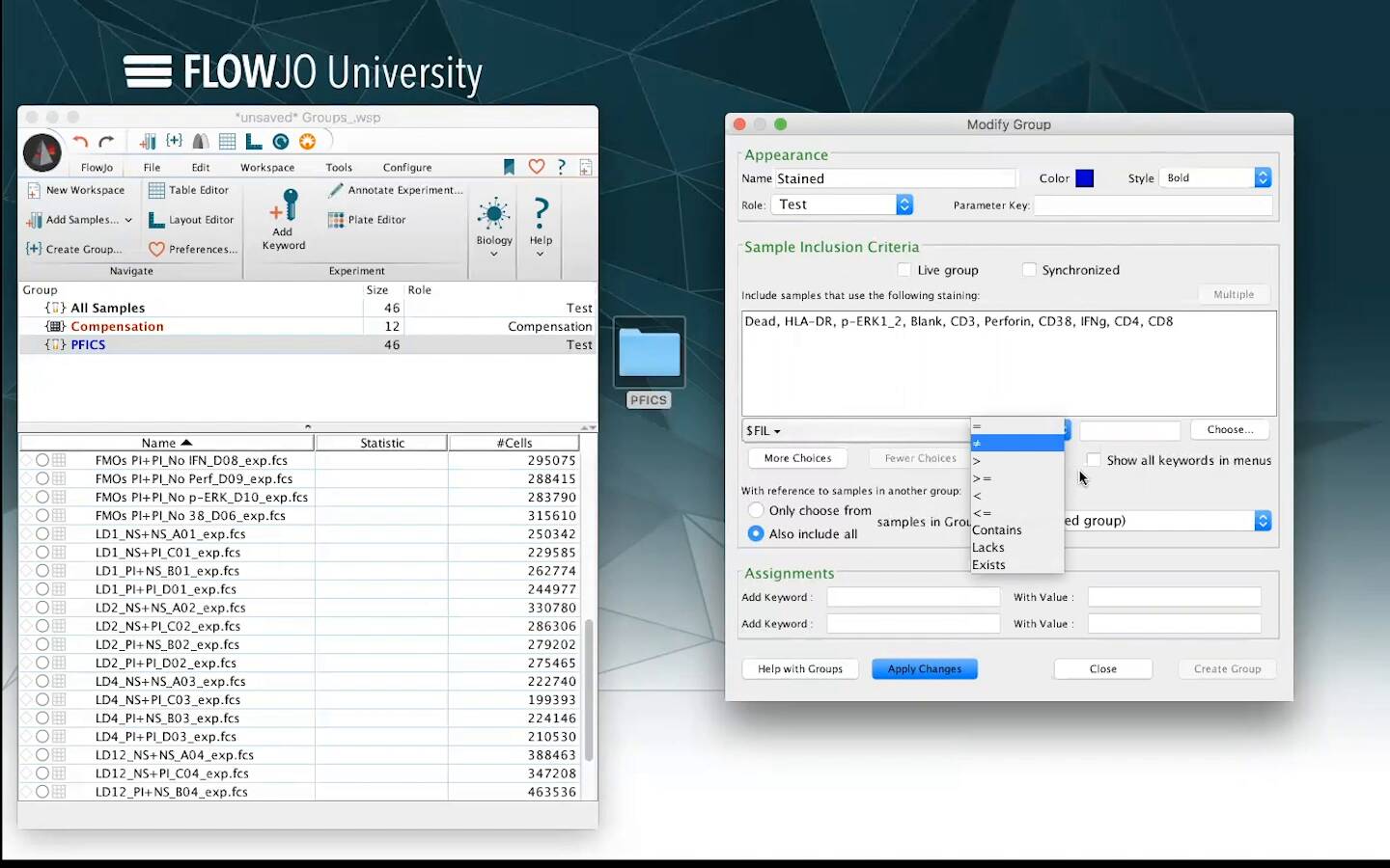 Groups | FlowJo, LLC