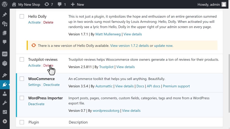 Trustpilot's WordPress integration