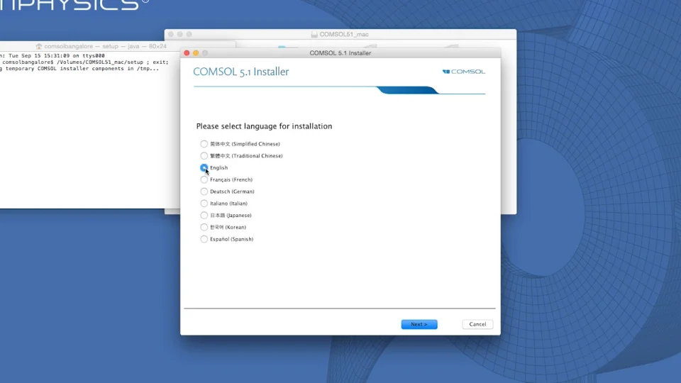 How to Install COMSOL Multiphysics on a Mac