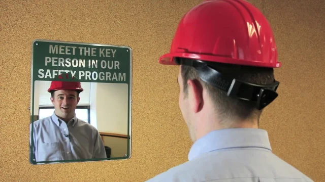 Mirror Message Signs - Safety Message printed right on Mirror!