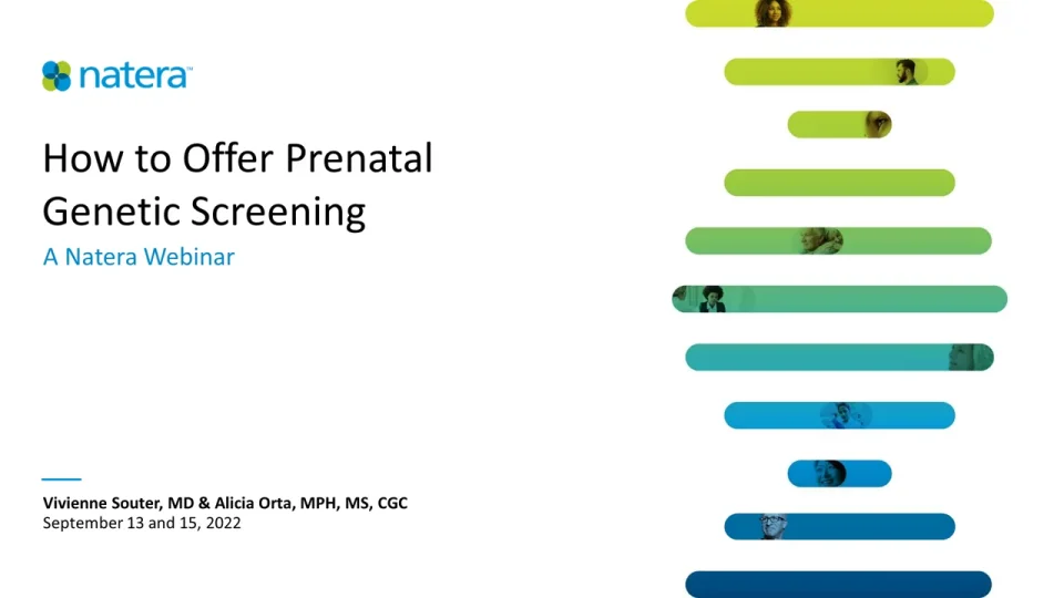 How to Offer Prenatal Genetic Screening