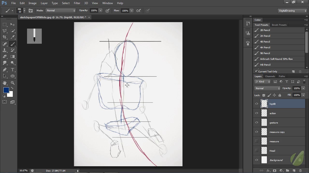 Digital Figure Drawing: Beyond the Basics - Finishing Up