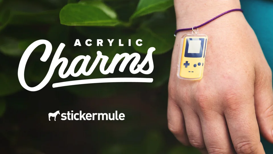 What are custom acrylic charms? | Sticker Mule Canada