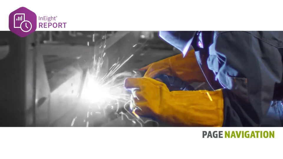 Navigating through the InEight Report list of reports and tabs..