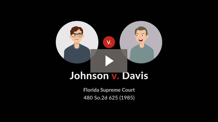 Johnson v. Davis - Case Brief - Quimbee
