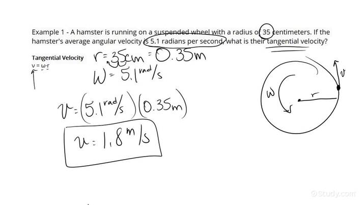 How to Calculate the Tangential Velocity of an Object Moving in a ...