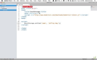 HTML5 Fundamentals - Introduction to Local Storage