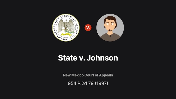 State v. Johnson, 954 P.2d 79 (1997): Case Brief Summary - Quimbee