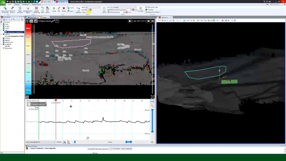 Maptek - PointStudio–Sentry simple zone transfer
