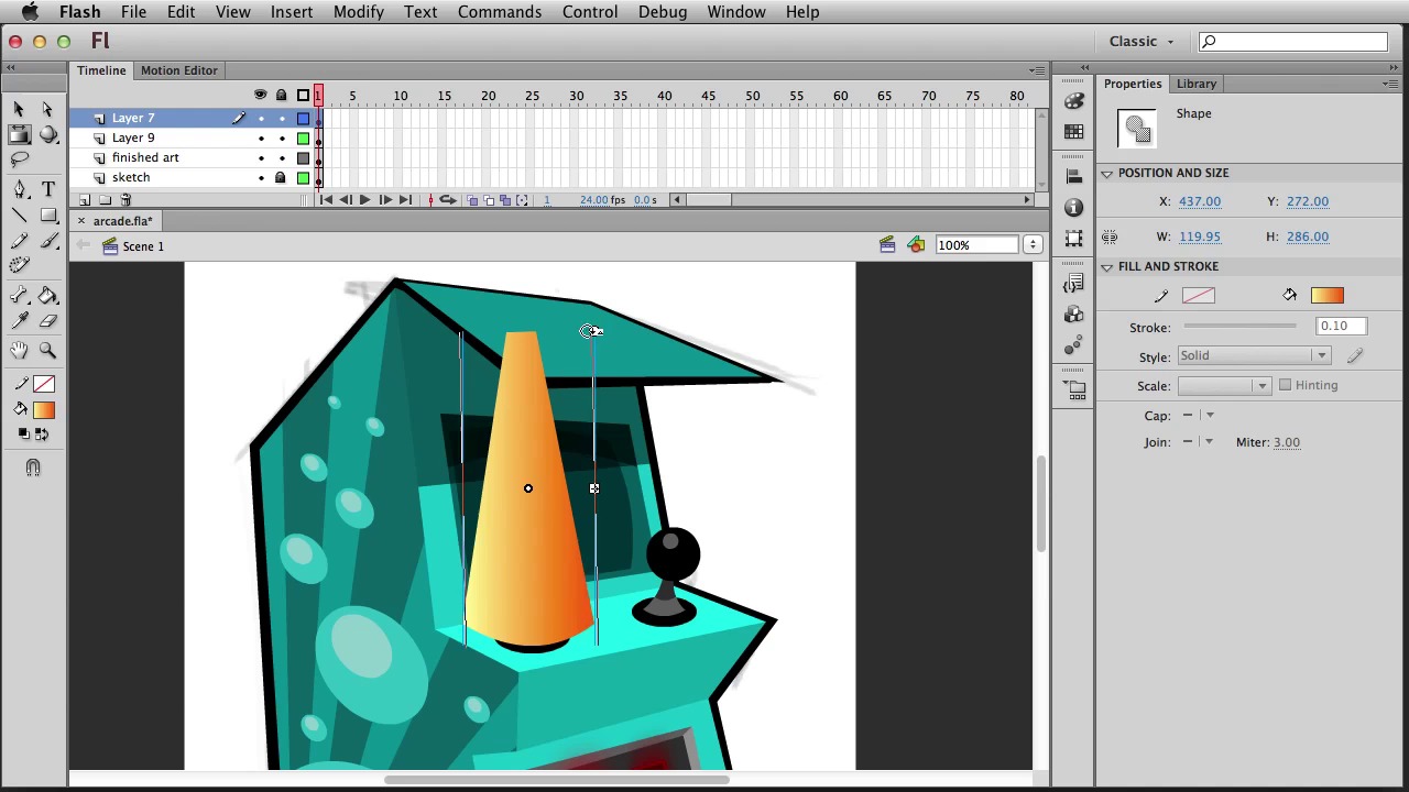 Introduction to Cartooning - Adding Filters, Gradient and Shading