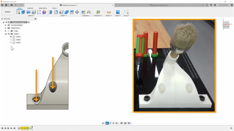 Fusion Help | Defining a design space (3 of 5) | Understanding obstacle ...