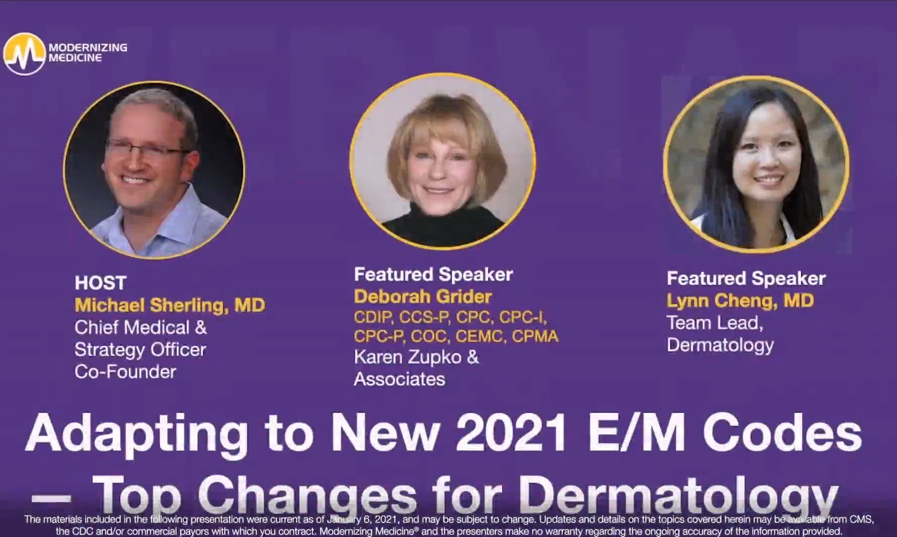 Adapting to New E/M Codes for Dermatology