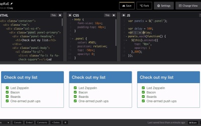 Practical Web Animation - Panels and Bullets
