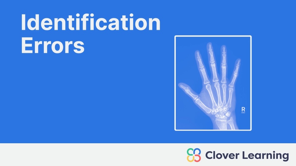Identification Errors Video Lesson Clover Learning