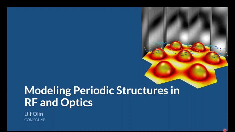 Modeling Periodic Structures in COMSOL Multiphysics®