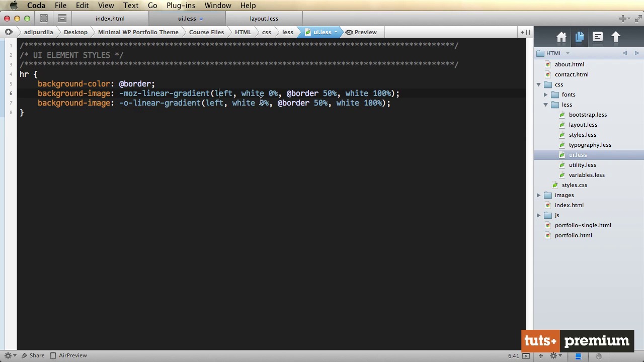 PSD to WordPress: Minimal Portfolio Theme - CSS: Homepage (Part 1)