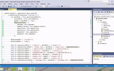 Create a Custom Yeoman Generator - Templating
