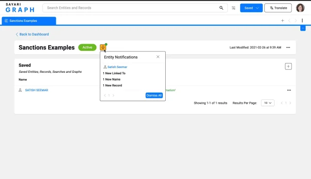 Automated Change Detection (Advanced) - Sayari Learn