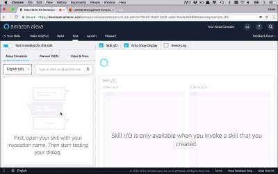 Create Your Own Alexa Skill - Creating the Hello World Lambda Function