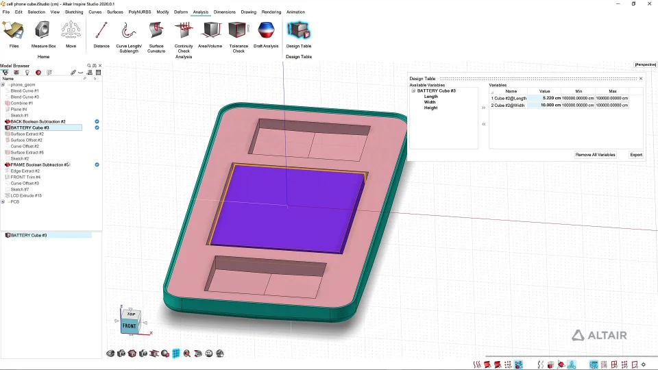 3D 디자인 및 렌더링 소프트웨어 | Altair Inspire Studio