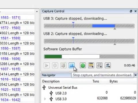 Capture Control in Data Center Software - Total Phase