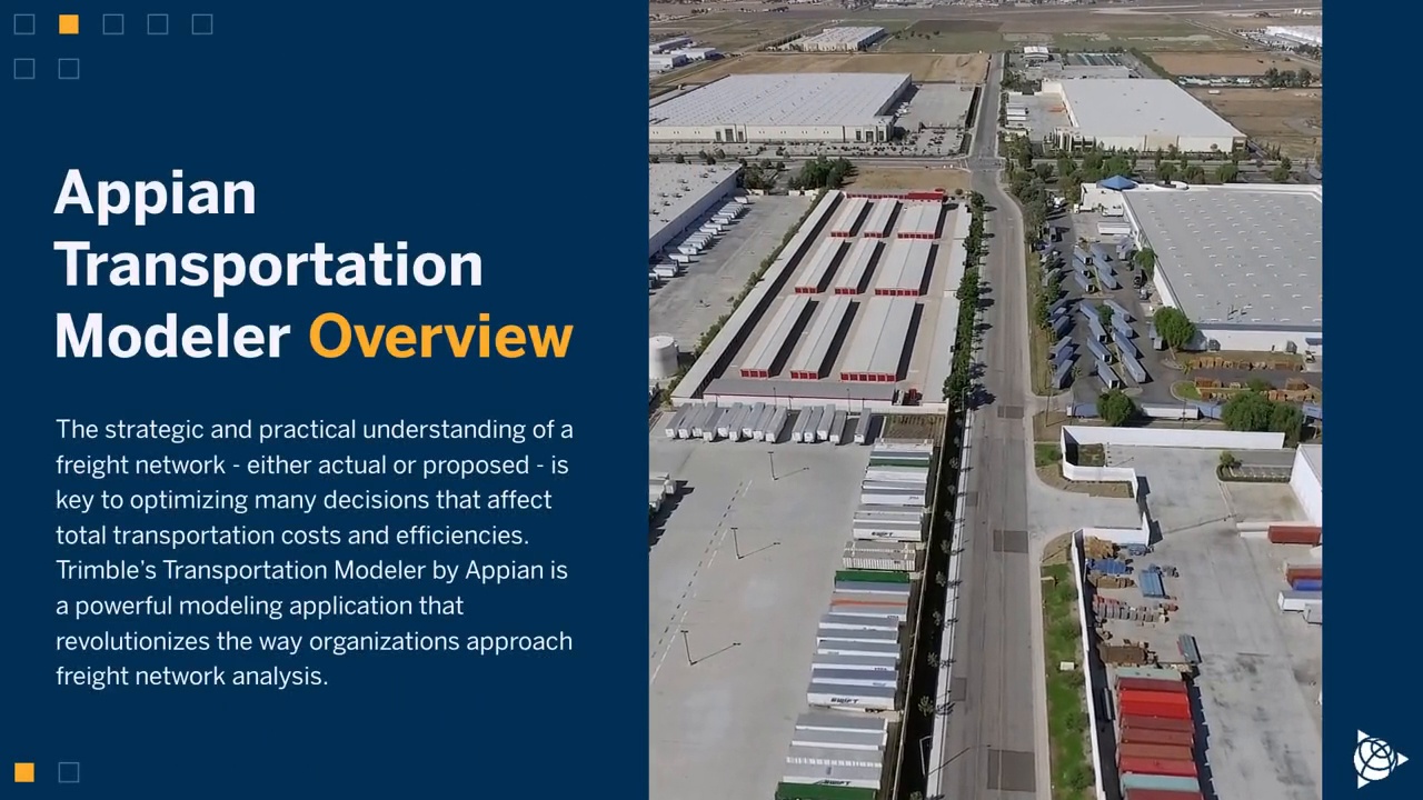 Appian Transportation Modeler Overview