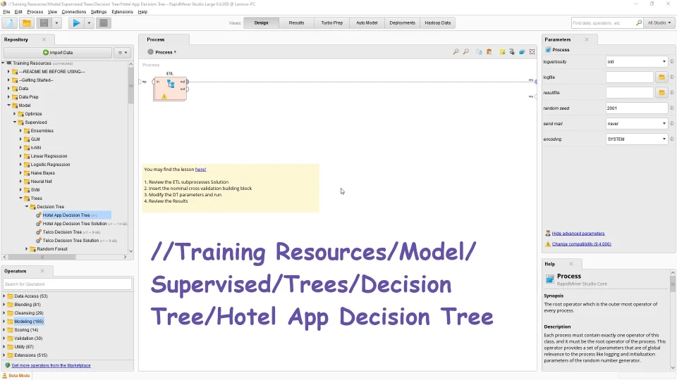 Decision Tree demo | RapidMiner Studio