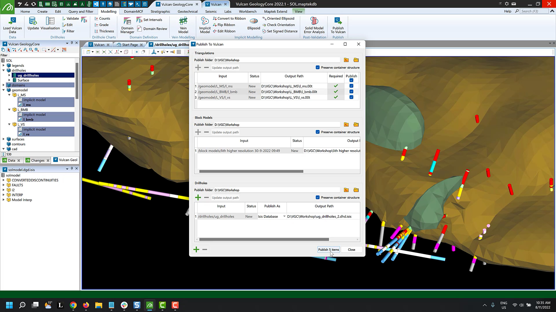Maptek - Simplify your modelling process Part 10 – Publish your ... Maptek - Simplify your modelling process Part 10 – Publish your ...