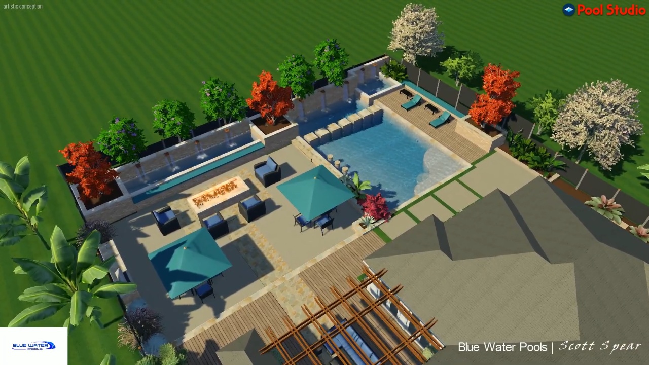 Pool Design Services in West Michigan | Premier Pool Builder | Blue Water